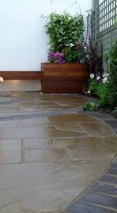 Islington Garden Design And Designer Modern Garden Curved Paving ...