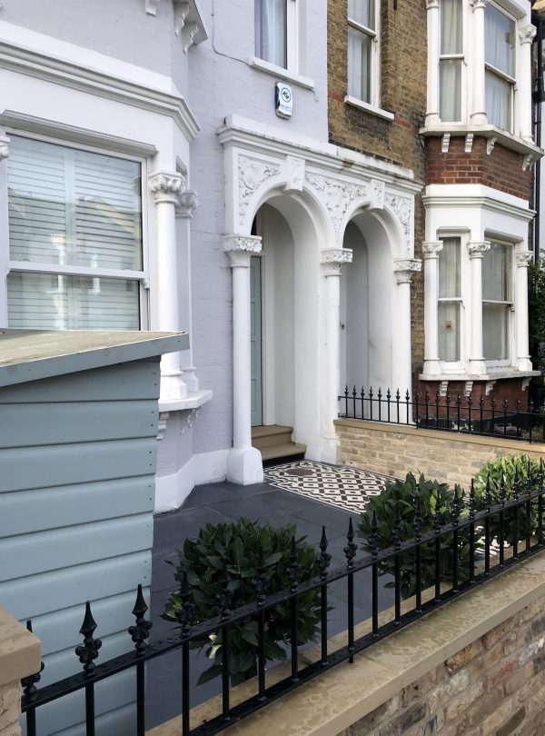 London Victorian Mosaic Tile Path London - London Garden Design