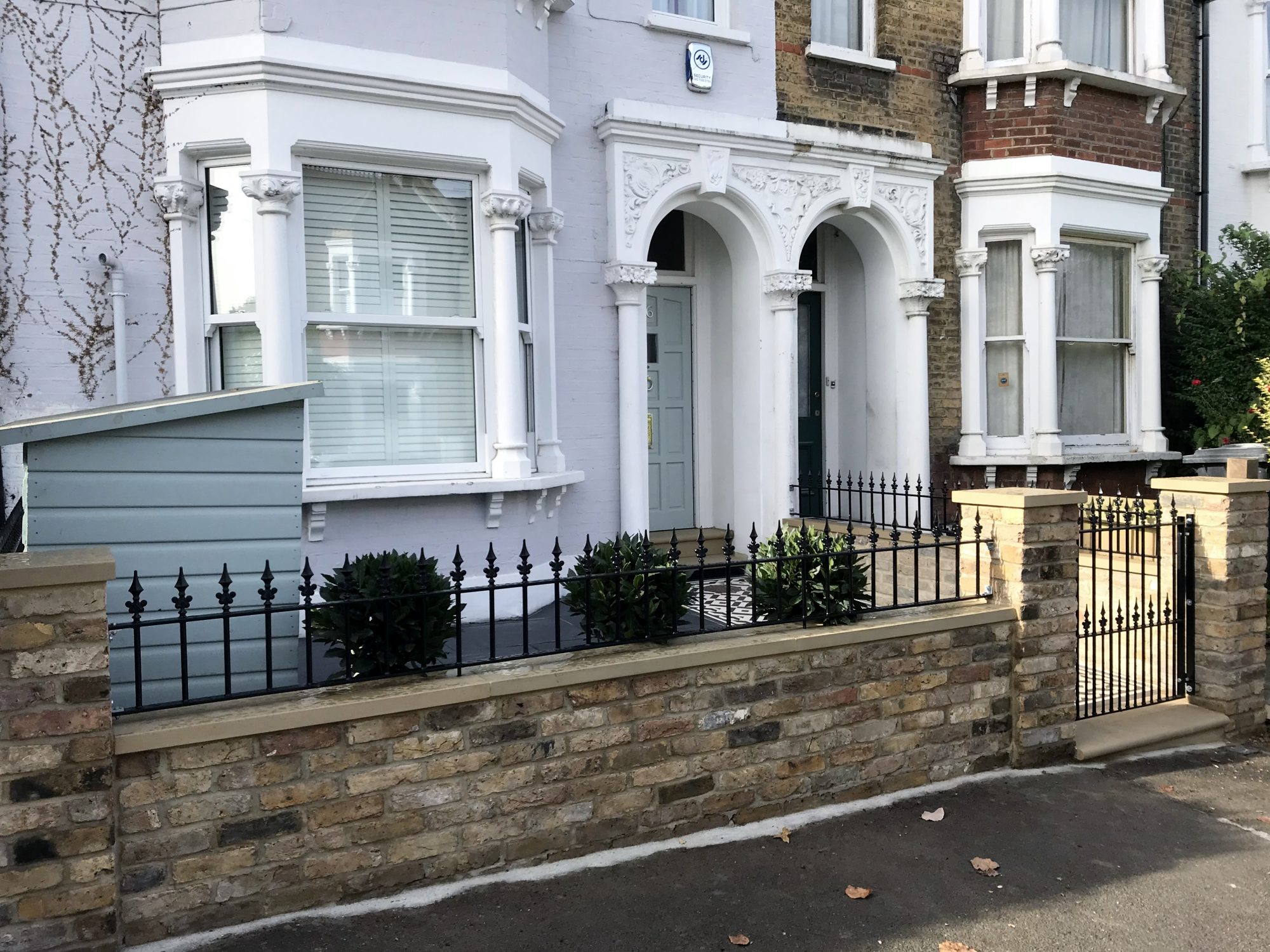 London Victorian Mosaic Tile Path London - London Garden Design