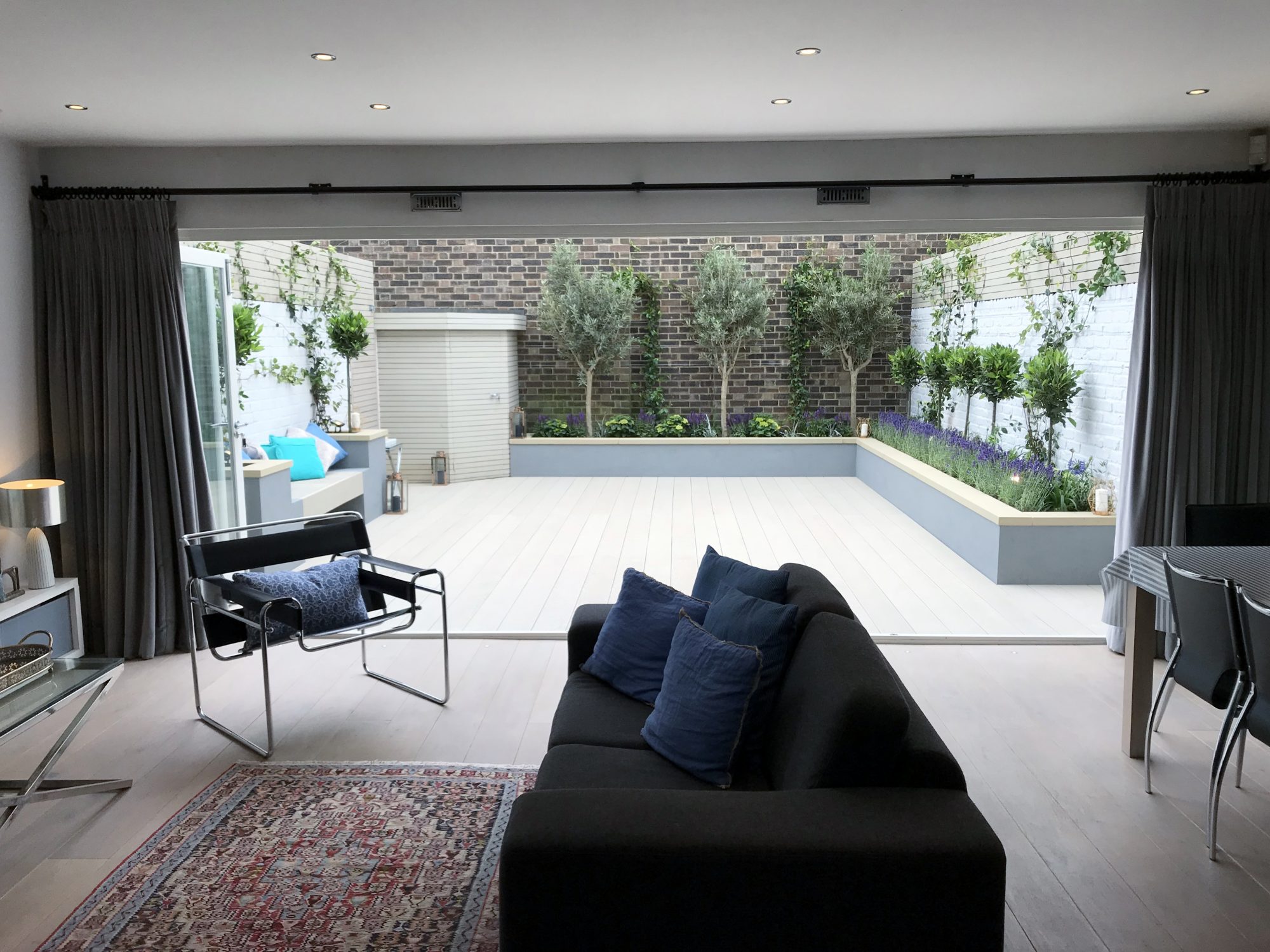 Contemporary modern garden design London designer Kennington - London ...